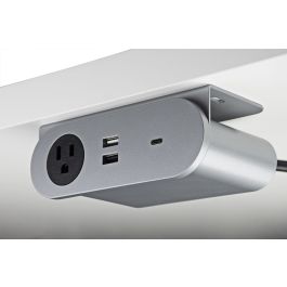 Undermount Power Dock - Under Desk & Edge-Mount Power Outlets - Mockett